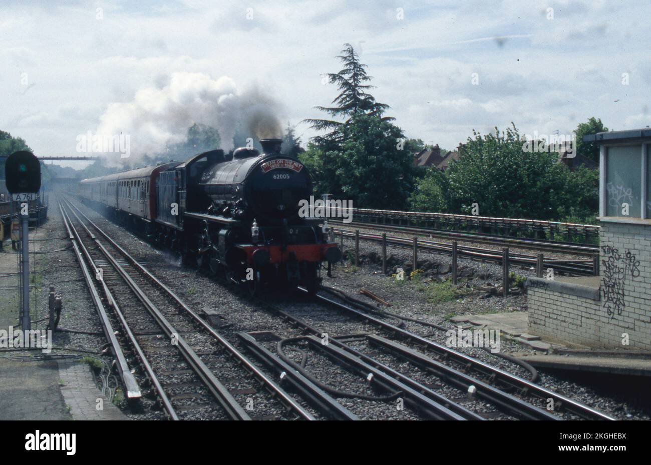 LNER K1 62005 during the 'Steam on the Met' 1999 Stock Photo - Alamy