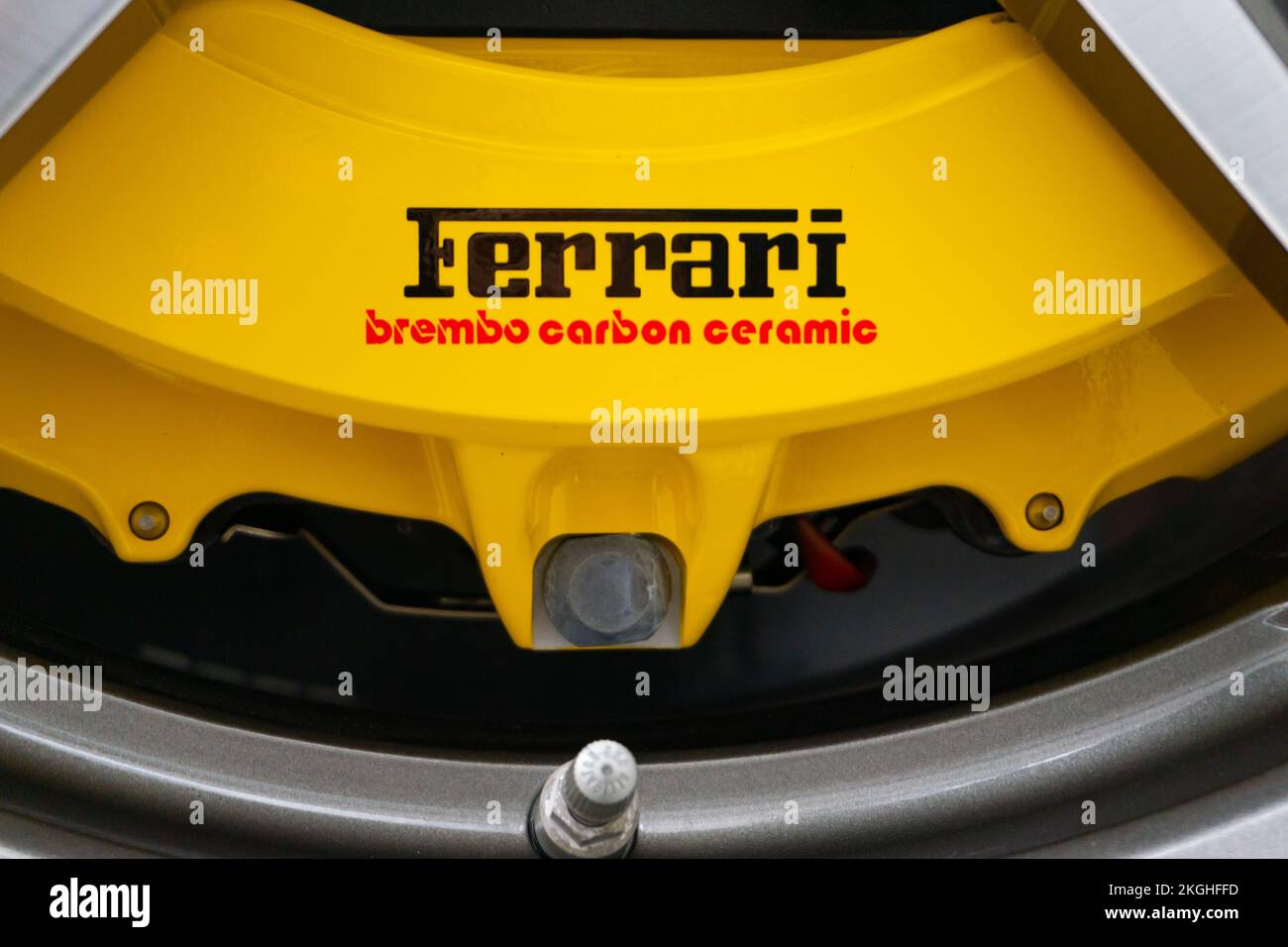 Ferrari brake caliper hi-res stock photography and images - Alamy