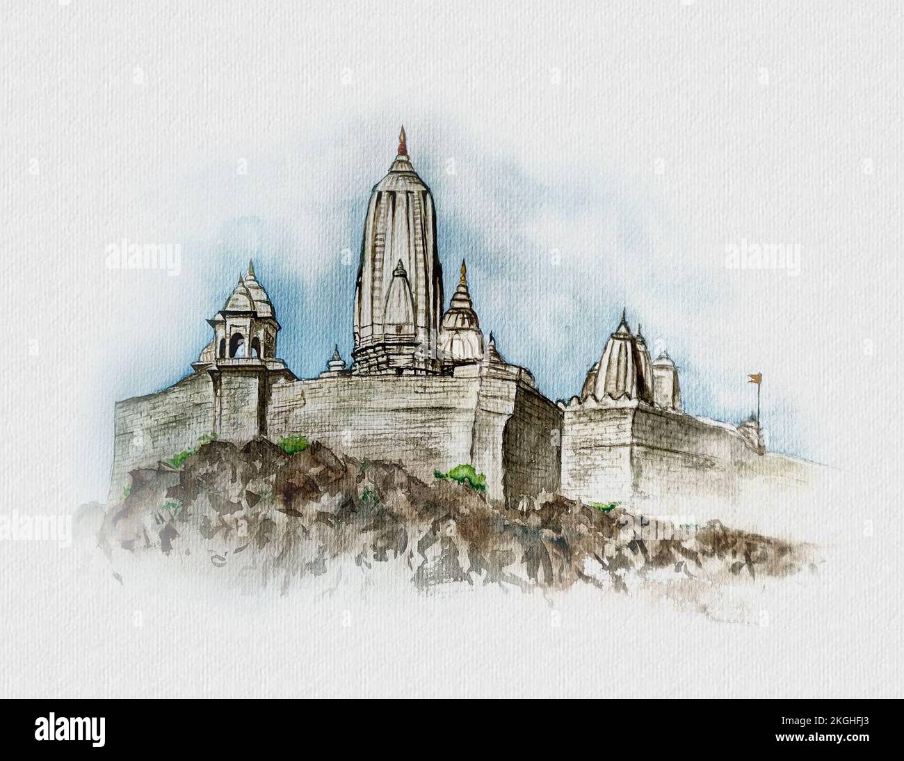 Ramtek temples hi-res stock photography and images - Alamy