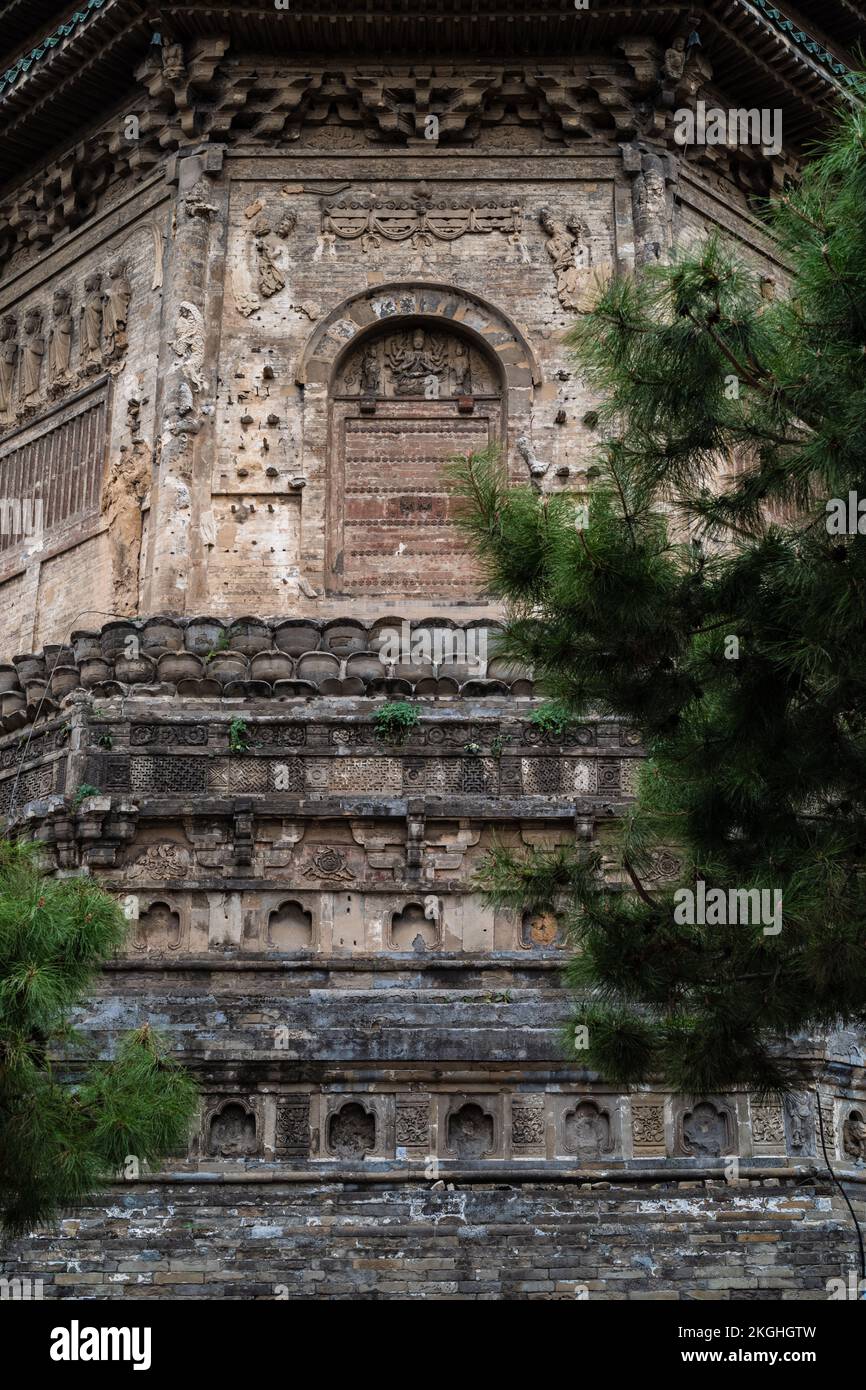 The Tianning Temple is the oldest ground building in Beijing which has ...