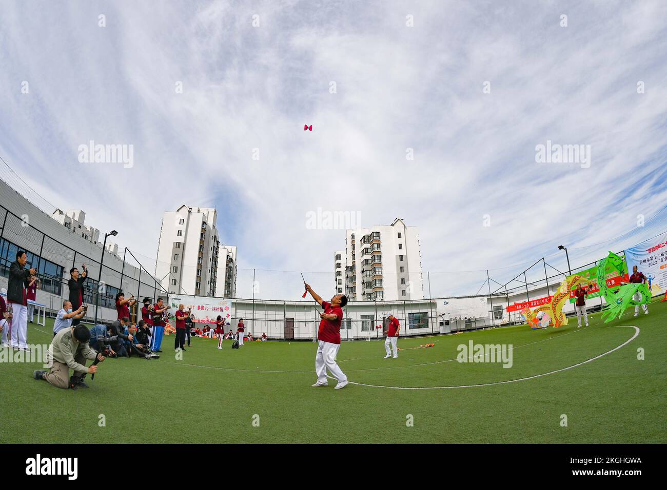 The Diabolo competition in National Games in Qingzhou City, east China ...