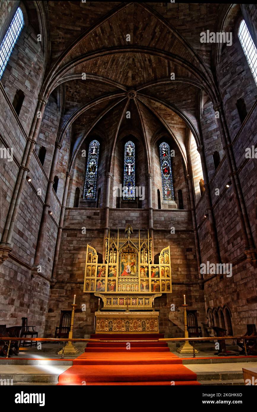 Cathedral Interior Architecture Stock Photo - Alamy