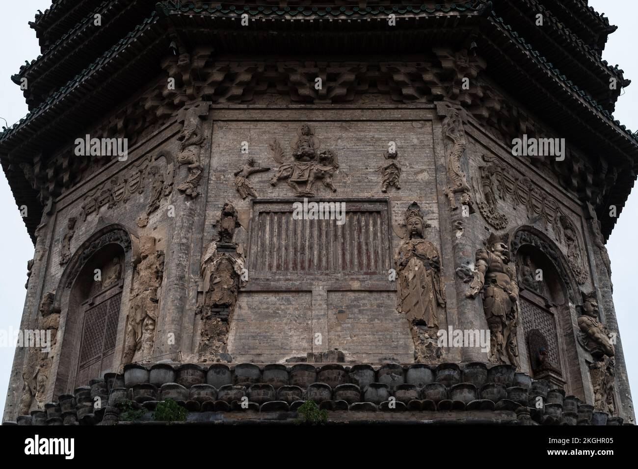 The Tianning Temple is the oldest ground building in Beijing which has ...