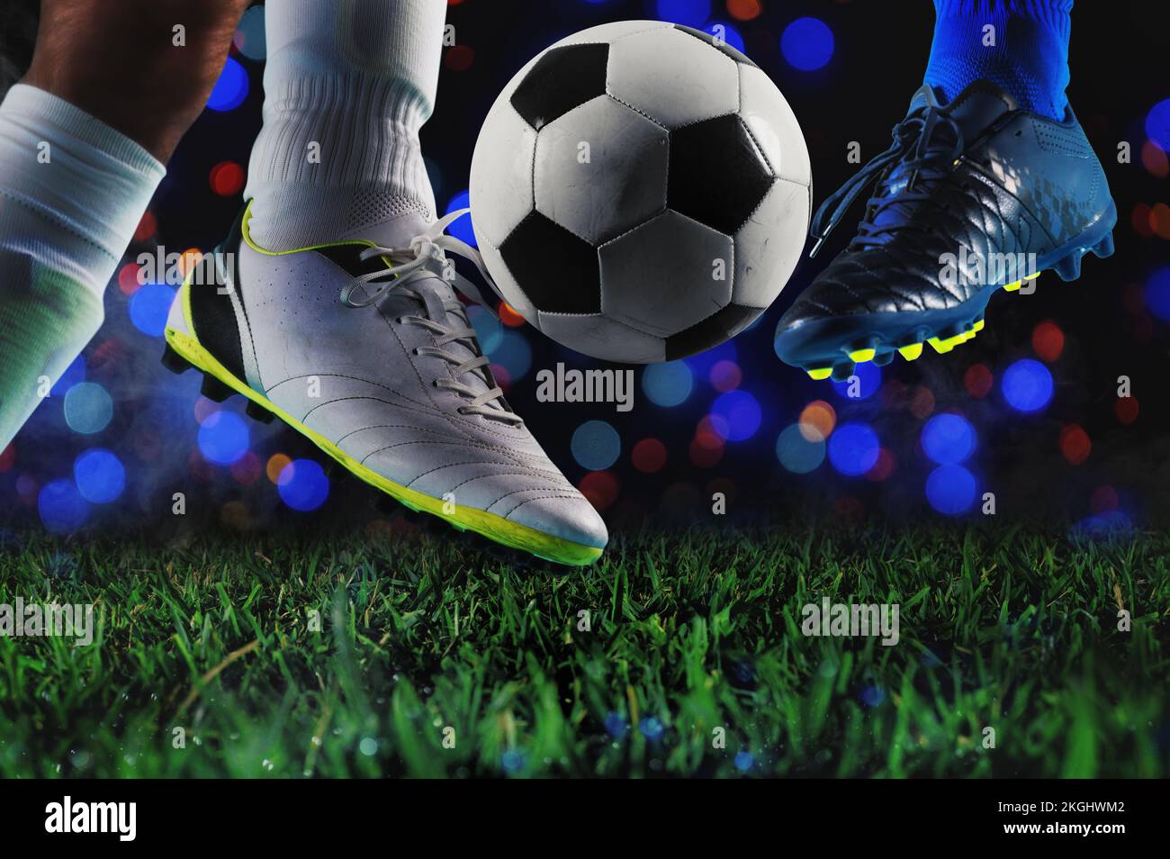 Action collision football hi-res stock photography and images - Alamy