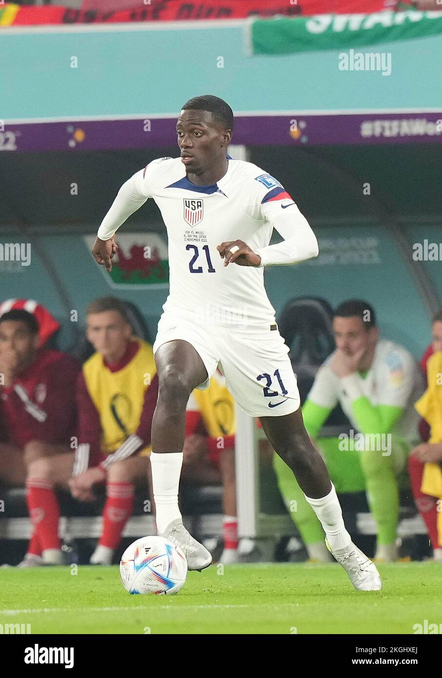 Doha, Qatar, 11/21/2022, Ahmad bin Ali Stadium, Doha, QAT, World Cup ...