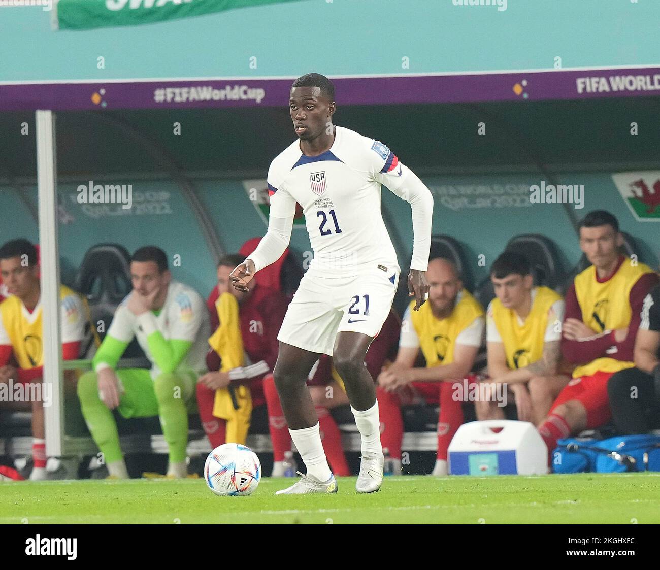 Doha, Qatar, 11/21/2022, Ahmad bin Ali Stadium, Doha, QAT, World Cup ...