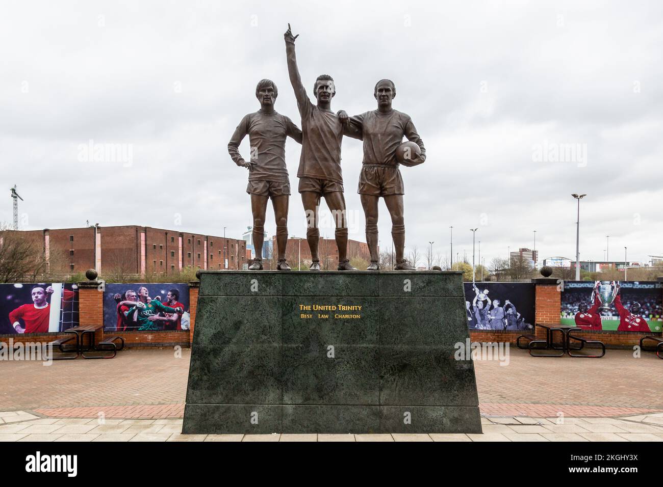 The United Trinity - George Best, Dennis Law, Bobby Charlton ...