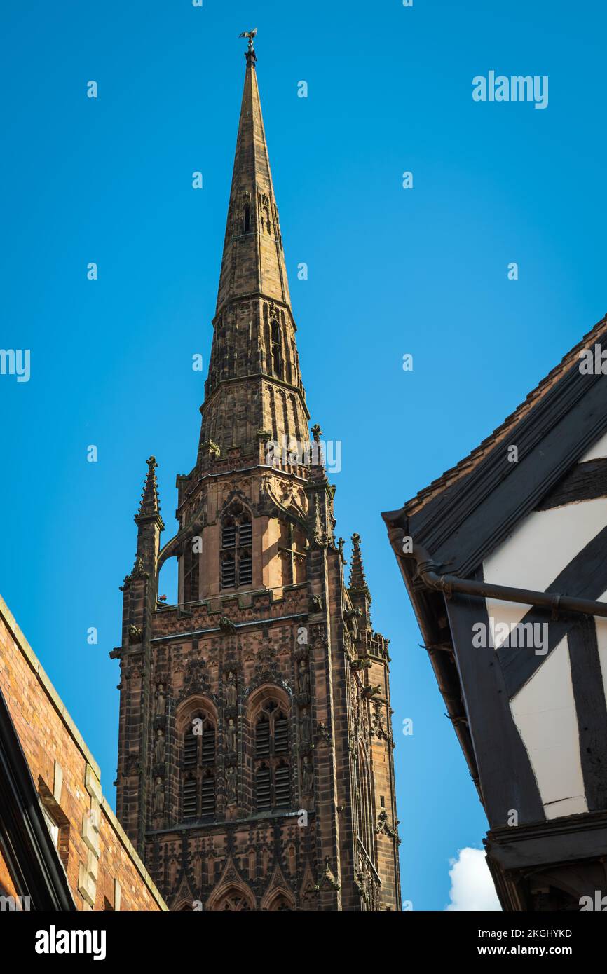 Coventry's medieval cathedral ruins in England UK Stock Photo - Alamy