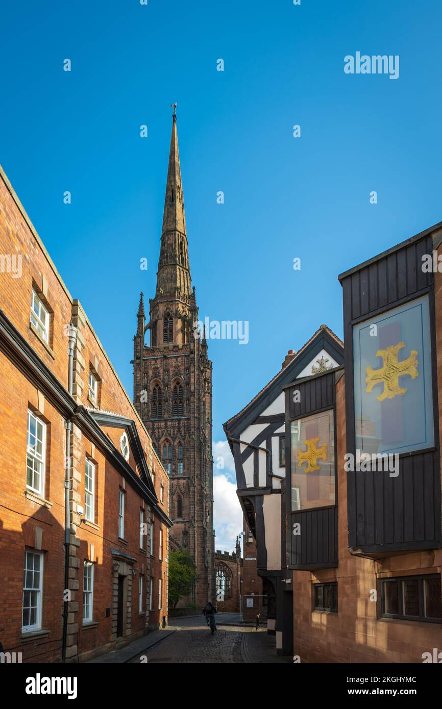 Coventry's medieval cathedral ruins in England UK Stock Photo - Alamy