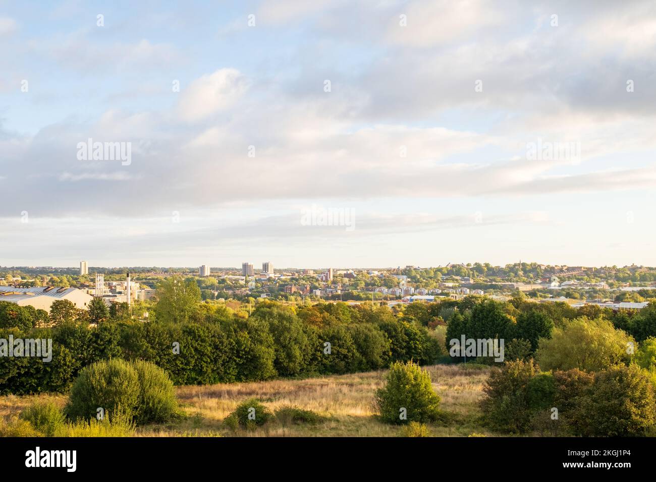 Gateshead UK: 3rd Oct 2021: View of the Eastend of Newcastle (Byker ...