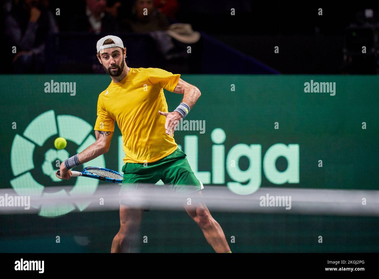 Malaga, Spain. 22nd Nov, 2022. Alex de Minaur of Australia in action ...