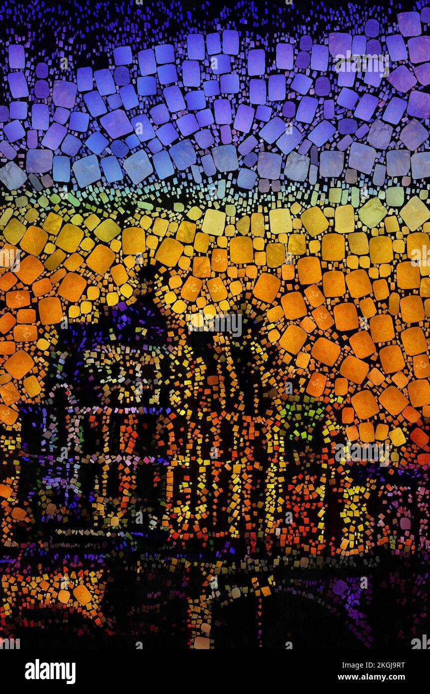 Mozaic panel hi-res stock photography and images - Alamy