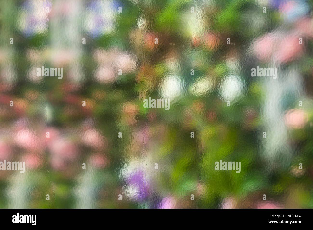 Blurry texture of colors. Lubricated palette. Nature color of plants in ...