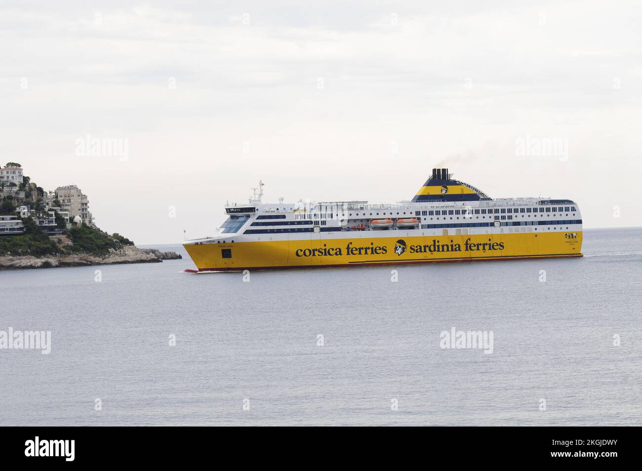 Corsica ferry harbour nice cote hi-res stock photography and images - Alamy