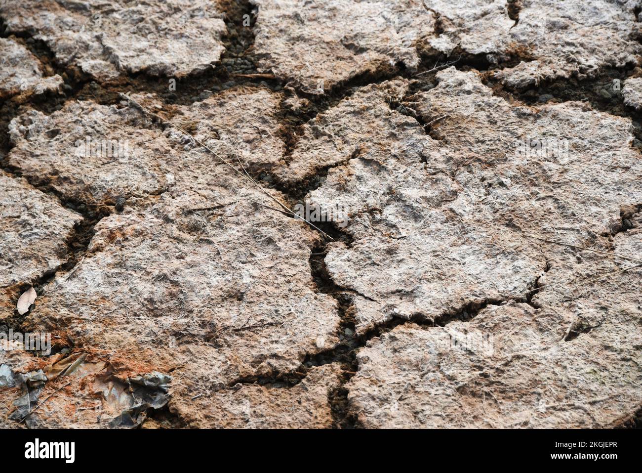 Dry and cracked ground, dry for lack of rain. Effects of climate change ...