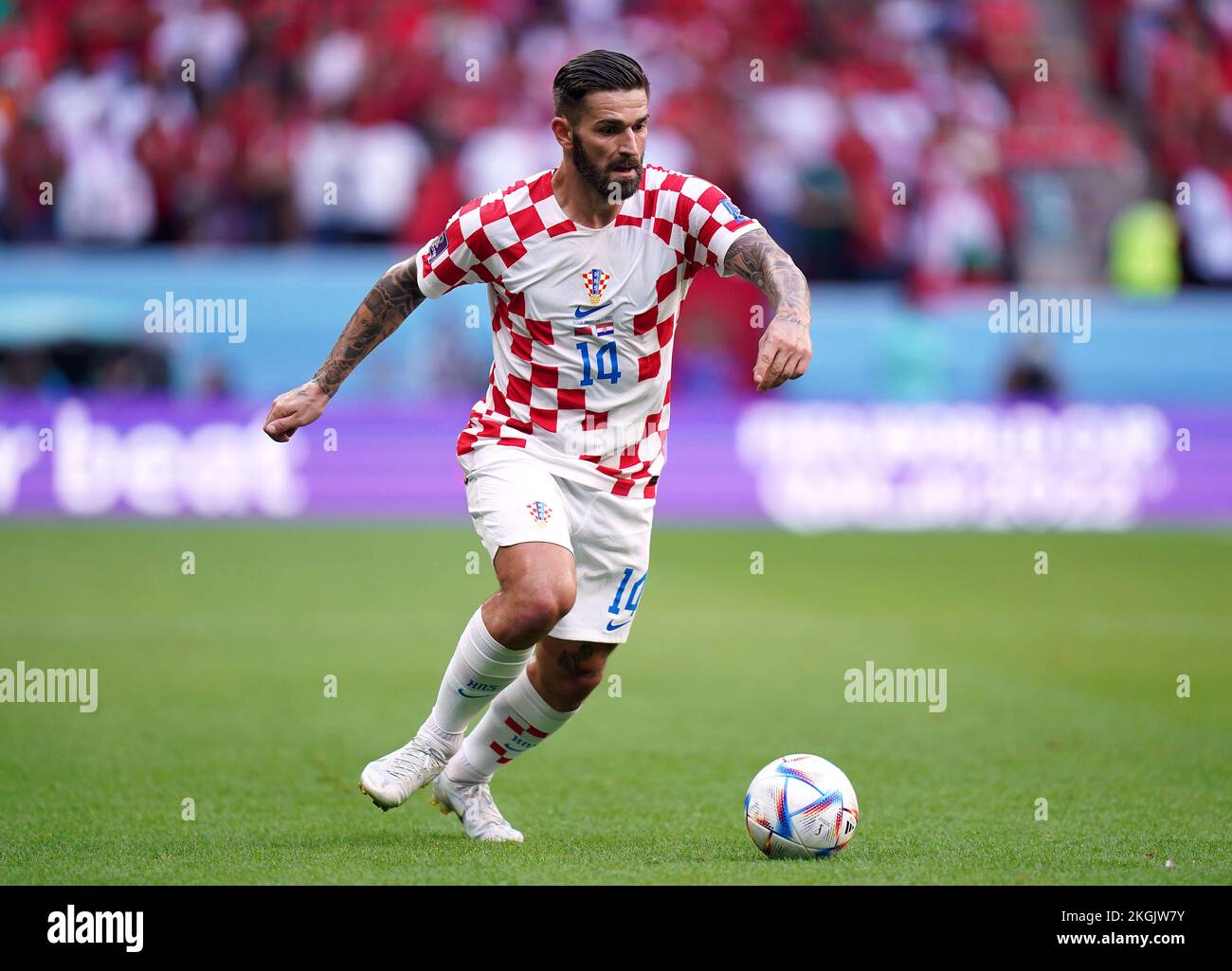 Croatia’s Marko Livaja during the FIFA World Cup Group F match at the ...