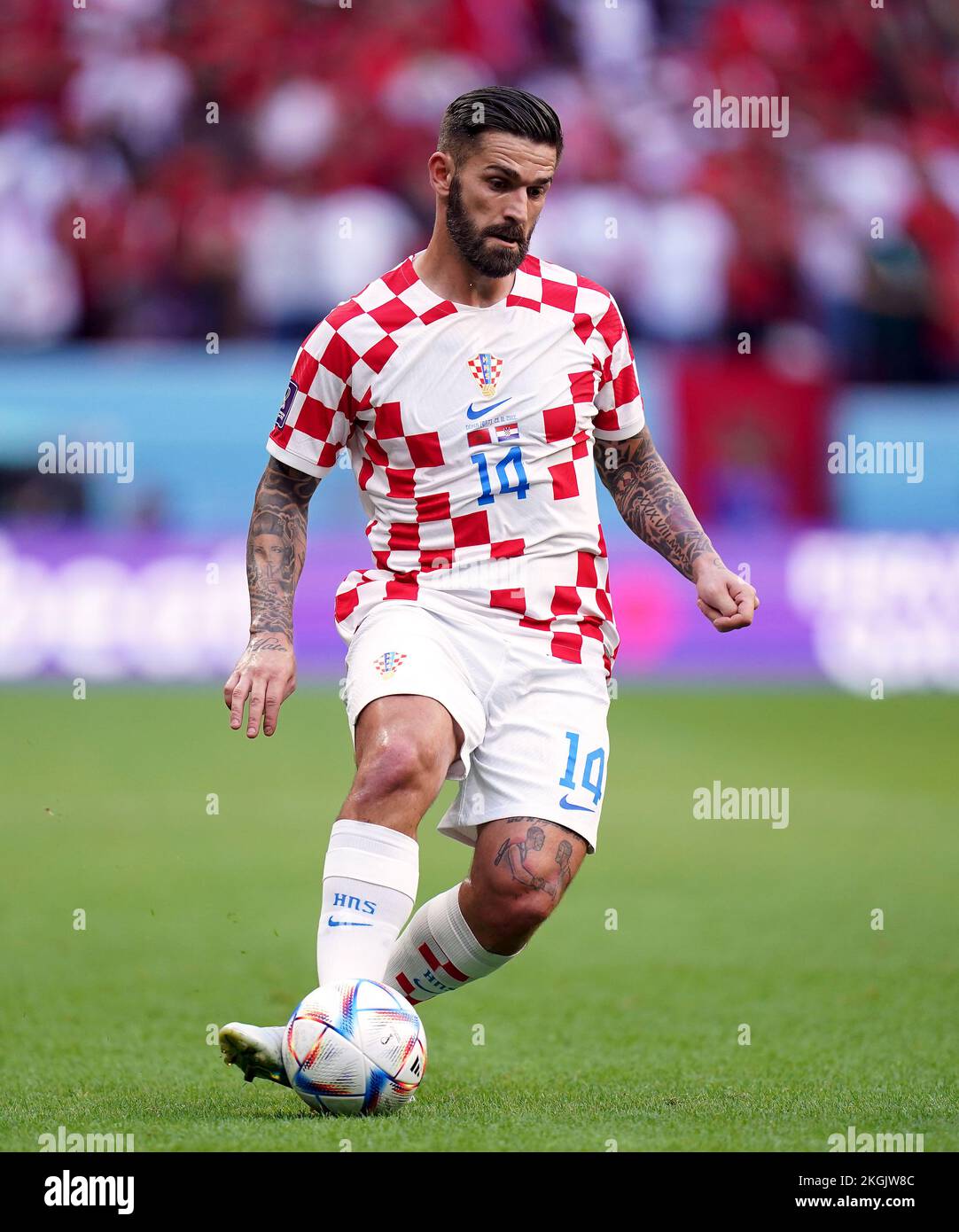 Croatia’s Marko Livaja during the FIFA World Cup Group F match at the ...