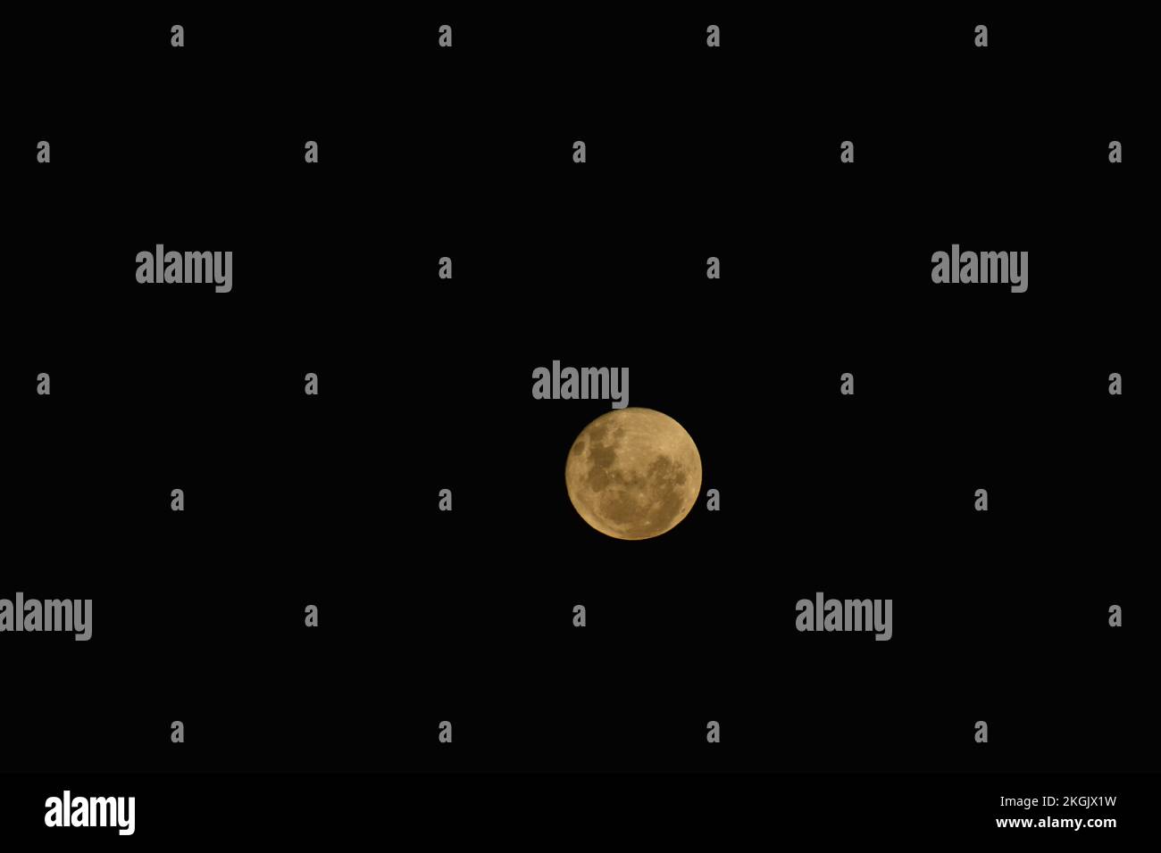 Full golden moon (southern hemisphere Stock Photo - Alamy