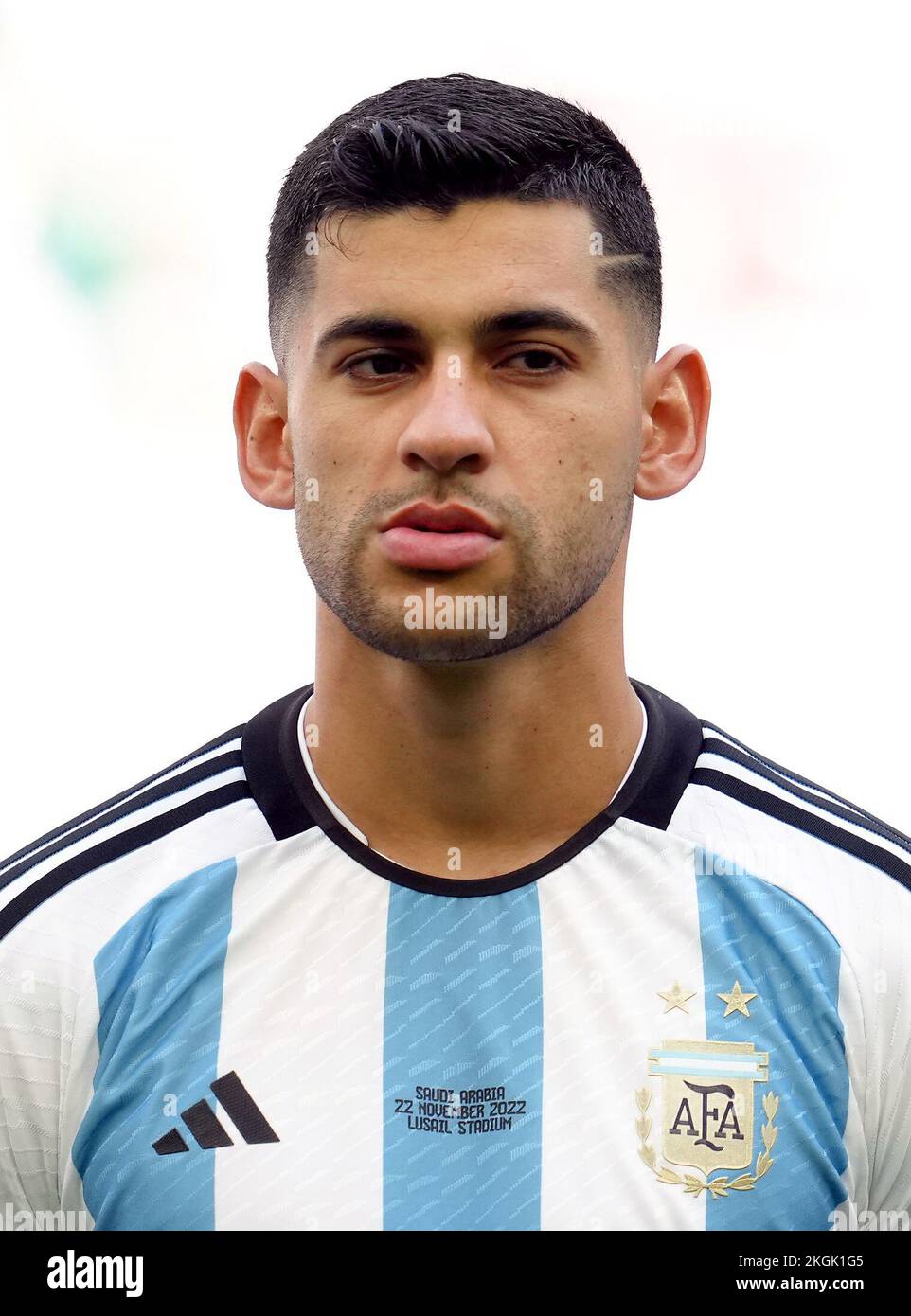 Argentina's Cristian Romero during the FIFA World Cup Group C match at ...
