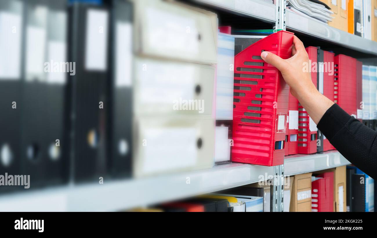 Shelf pile documents hi-res stock photography and images - Alamy
