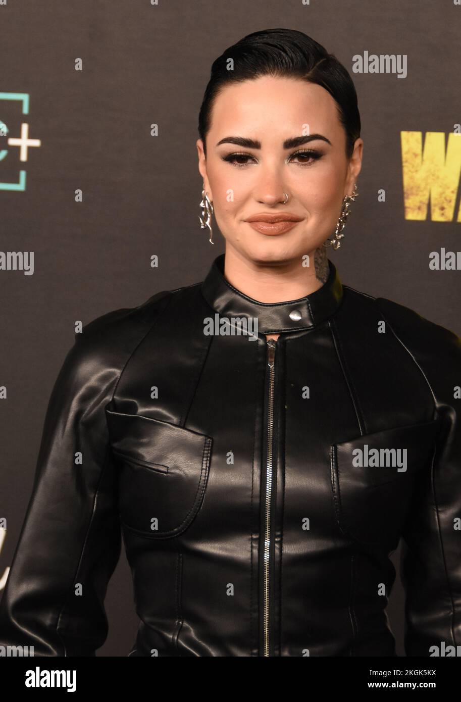 Los Angeles, California, USA 20th November 2022 Singer Demi Lovato ...