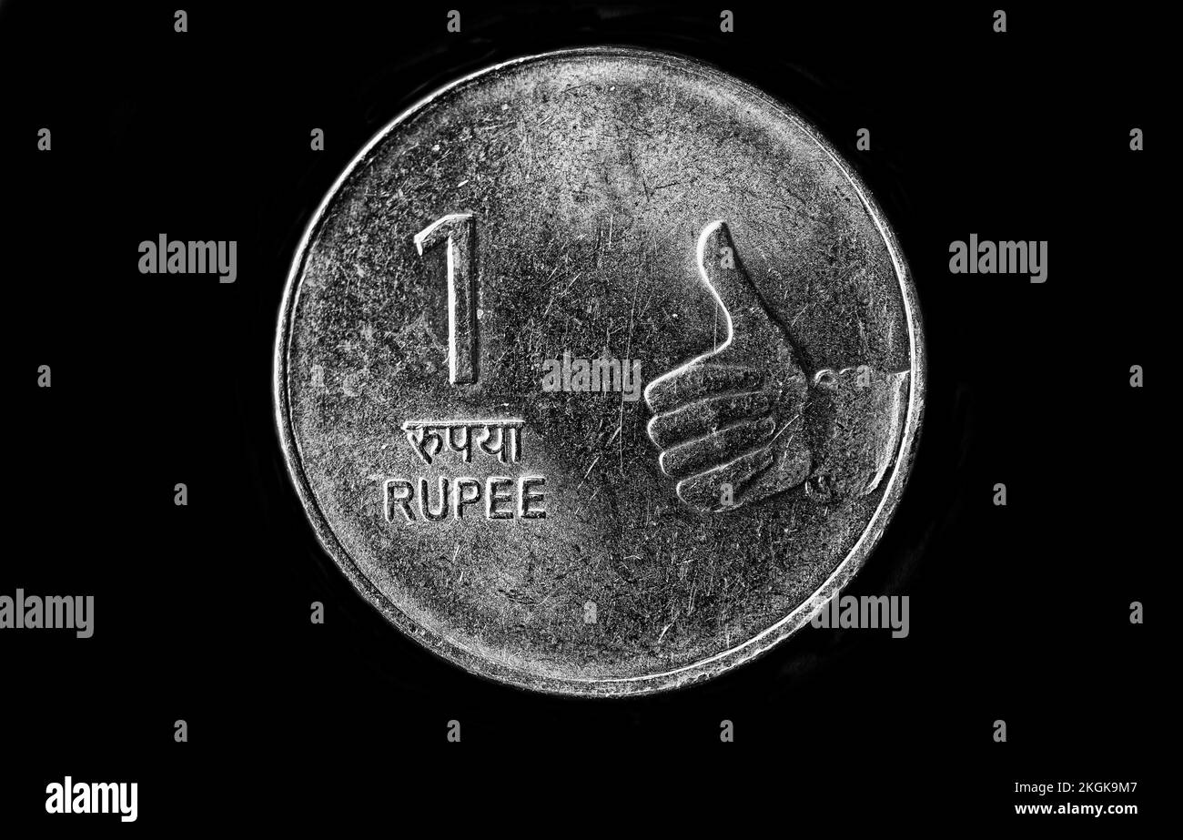 India coin Black and White Stock Photos & Images - Alamy