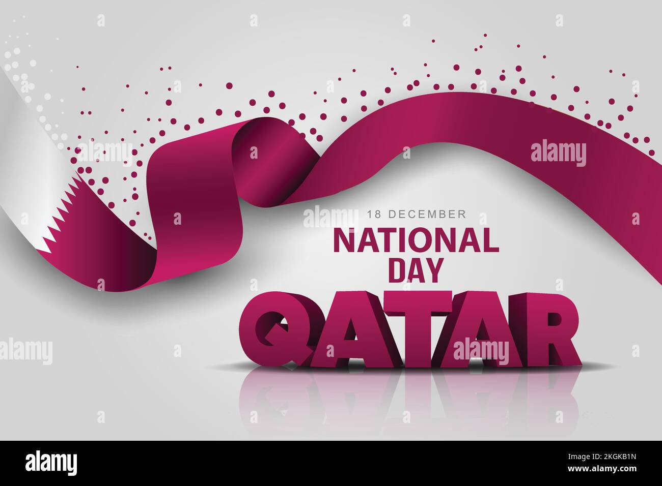 Qatar national day greeting card hi-res stock photography and images ...
