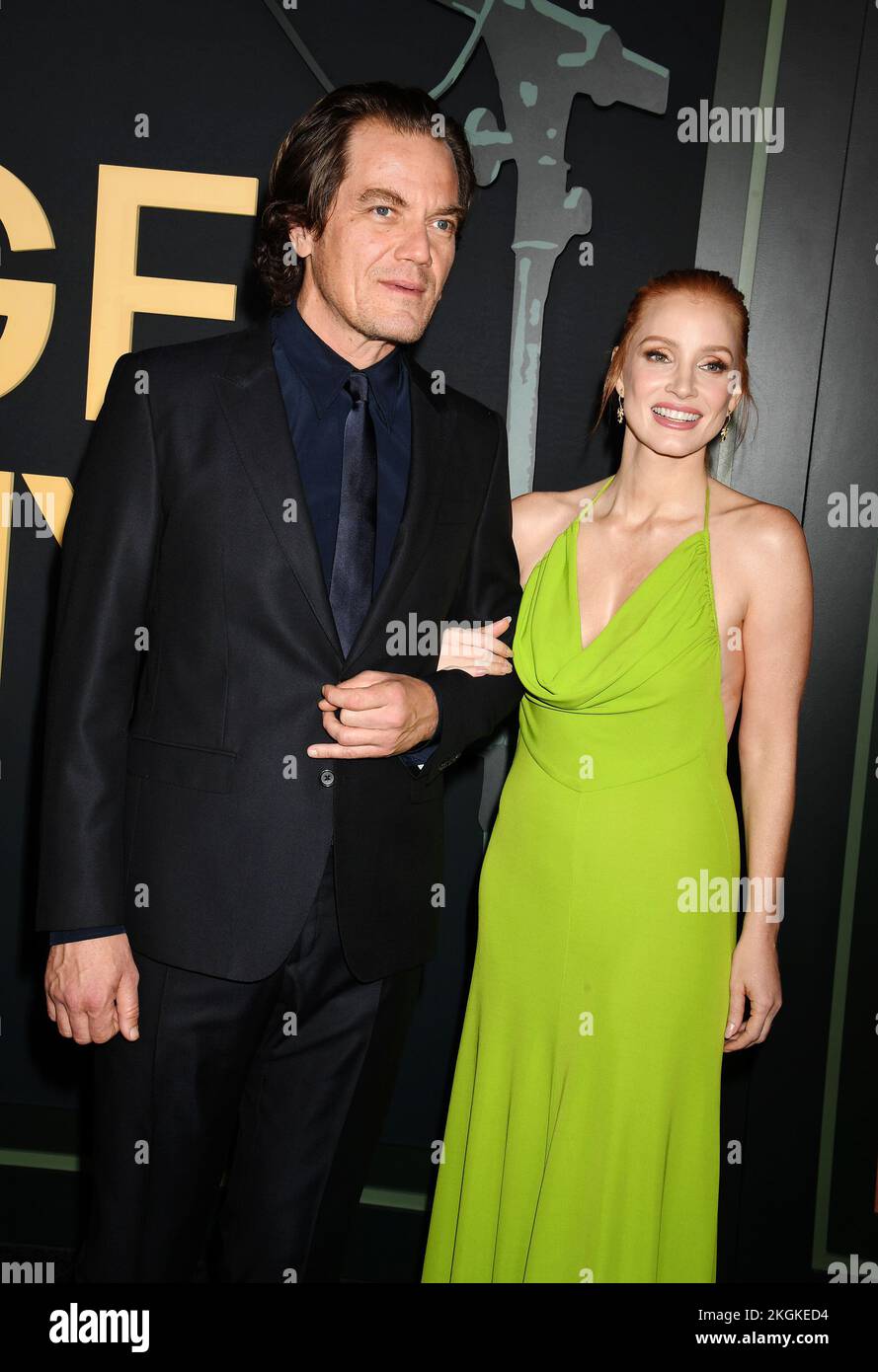 LOS ANGELES, CALIFORNIA - NOVEMBER 21: (L-R) Michael Shannon and ...
