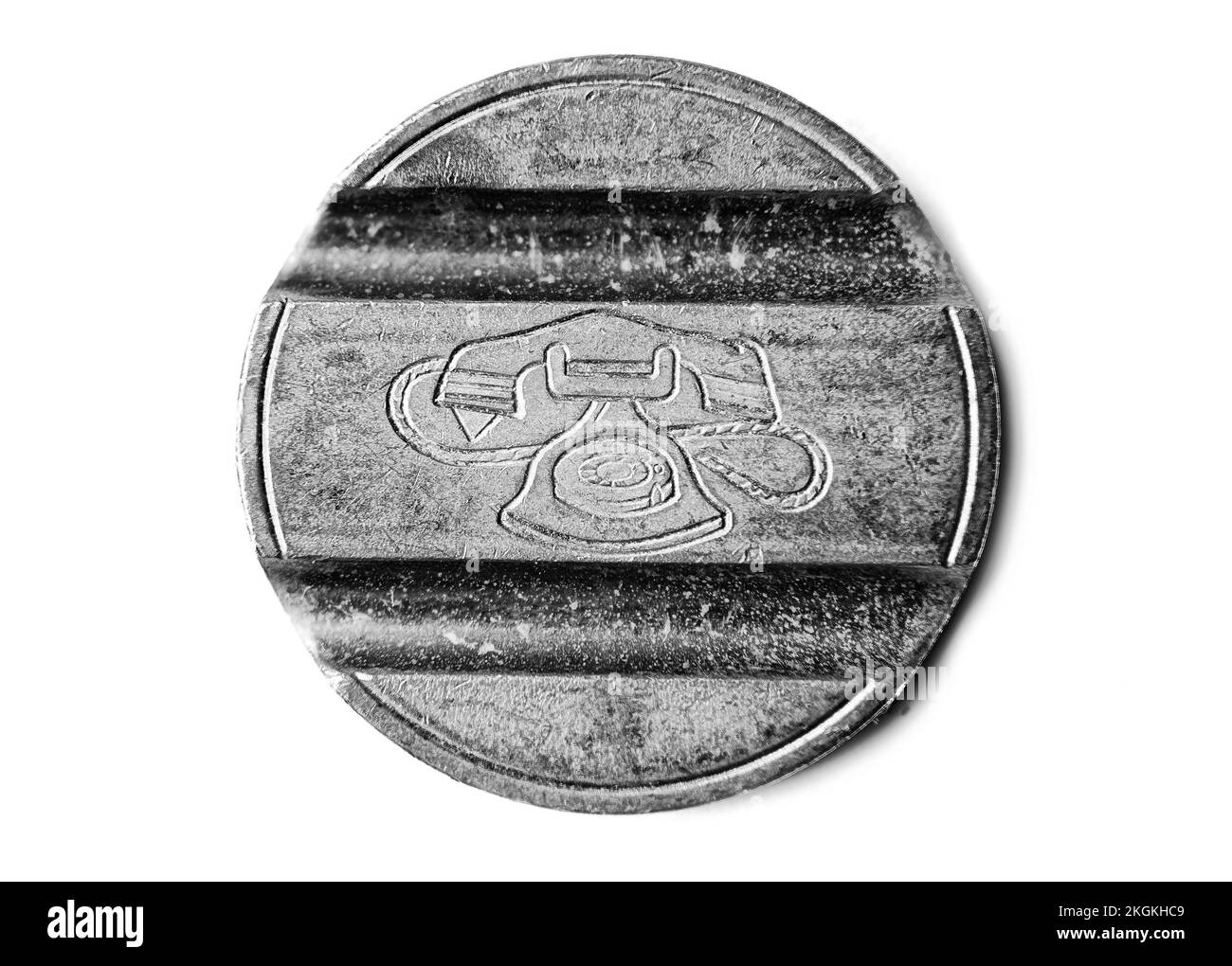 Old token phone hi-res stock photography and images - Alamy