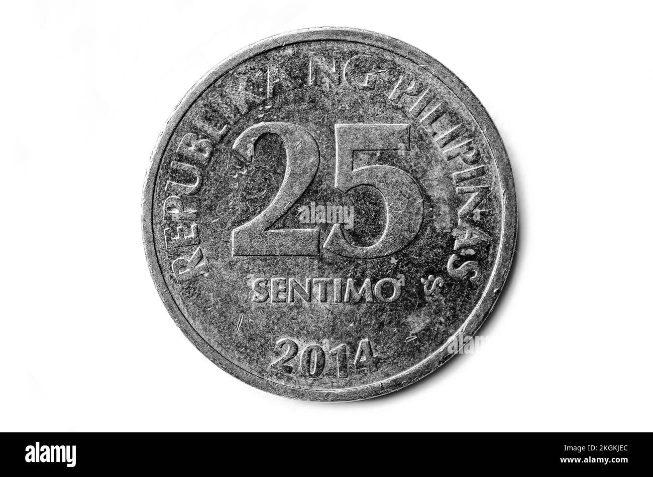 Photo coins Philippines,1993,25 centimo Stock Photo - Alamy