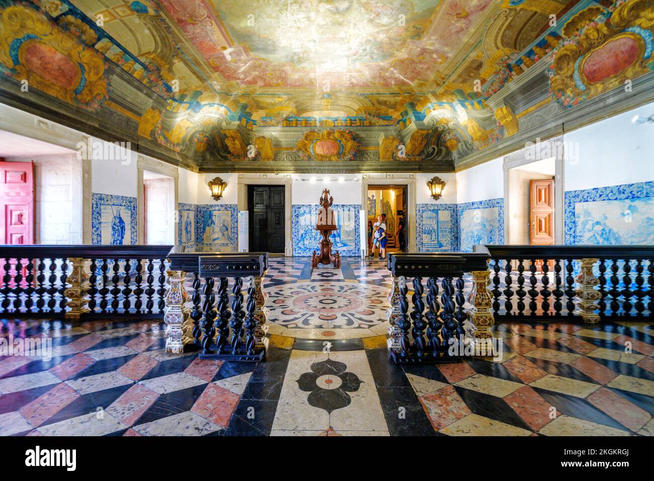 Sao Vicente de Fora Monastery, with beautiful 18th century blue Azulejo ...