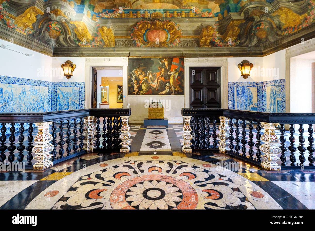 Sao Vicente de Fora Monastery, with beautiful 18th century blue Azulejo ...