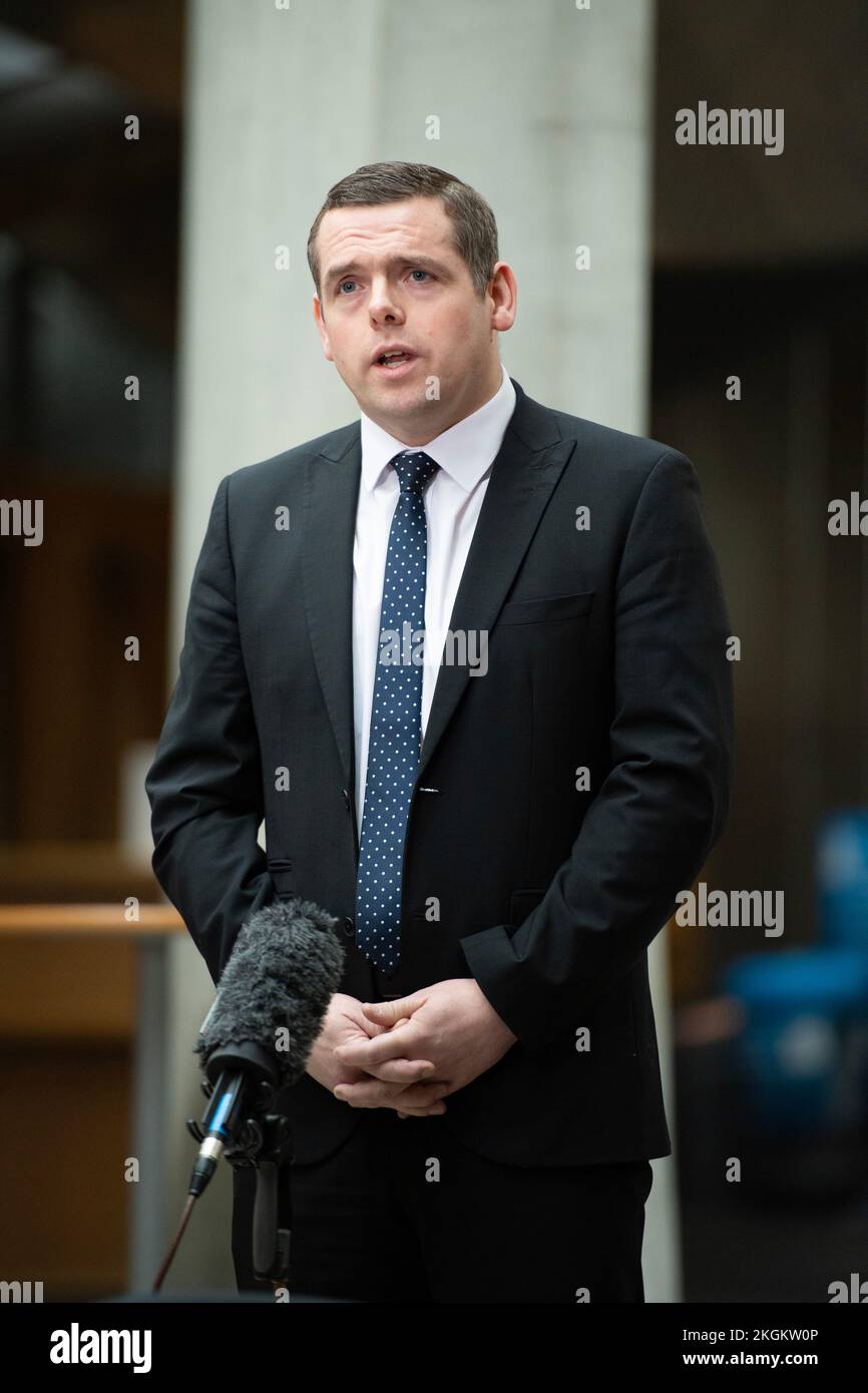 Scottish consergvative leader hi-res stock photography and images - Alamy