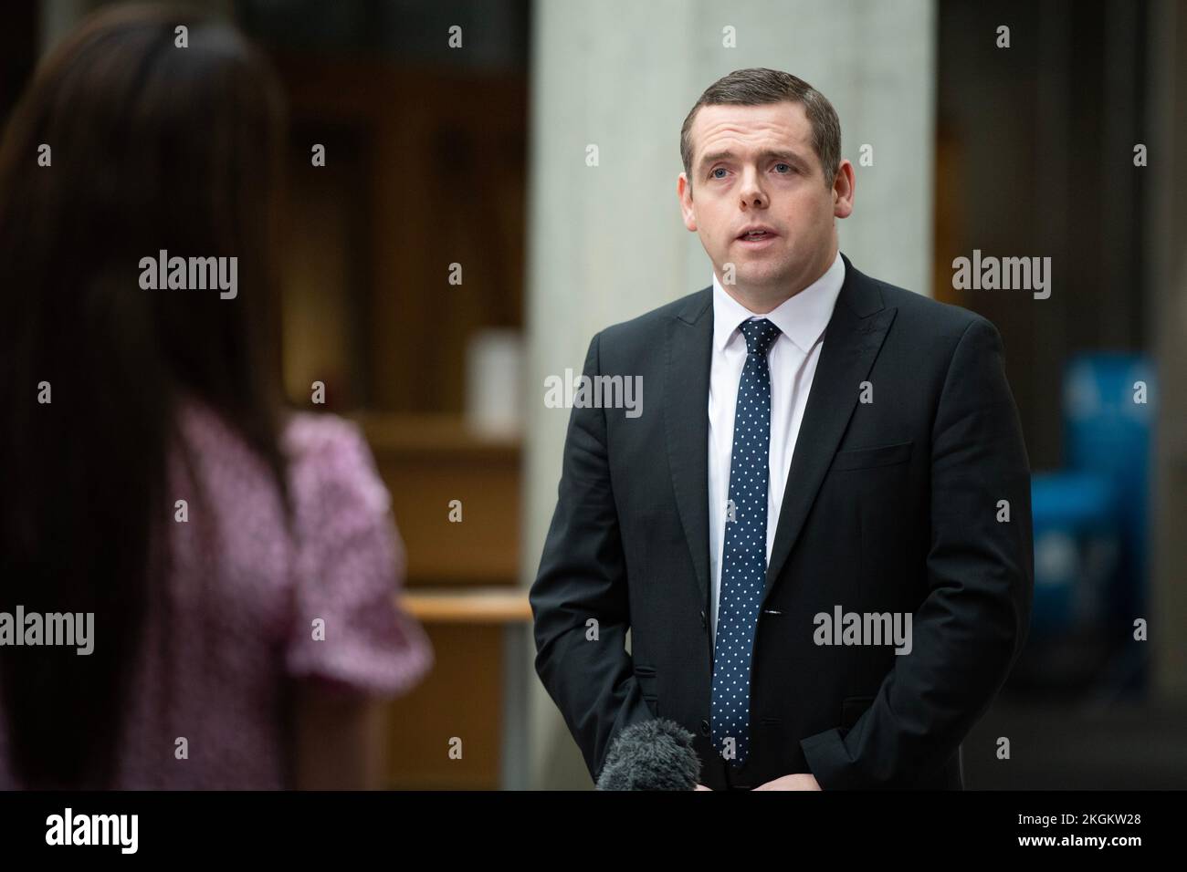 Scottish consergvative leader hi-res stock photography and images - Alamy