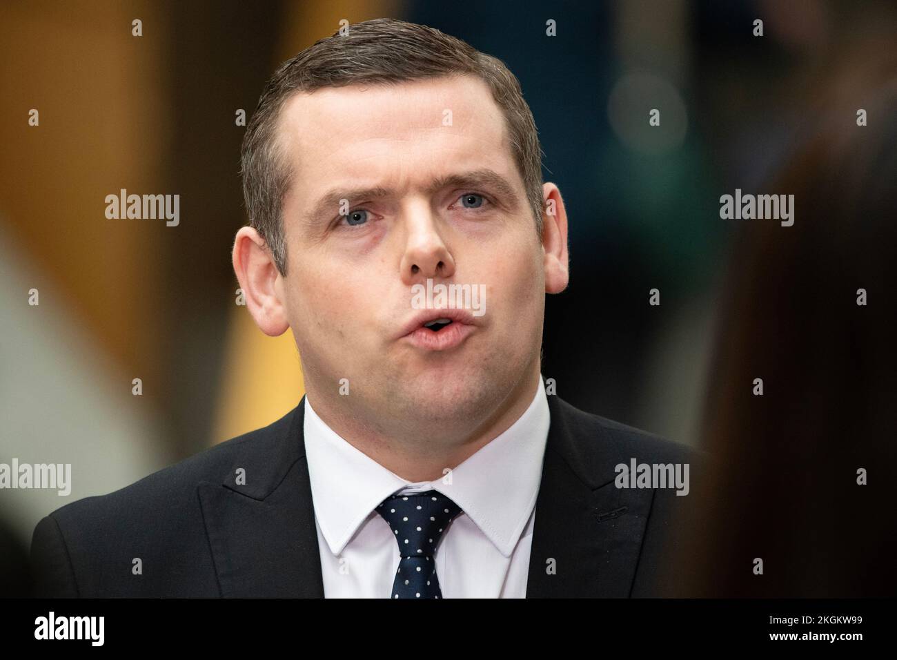 Scottish consergvative leader hi-res stock photography and images - Alamy