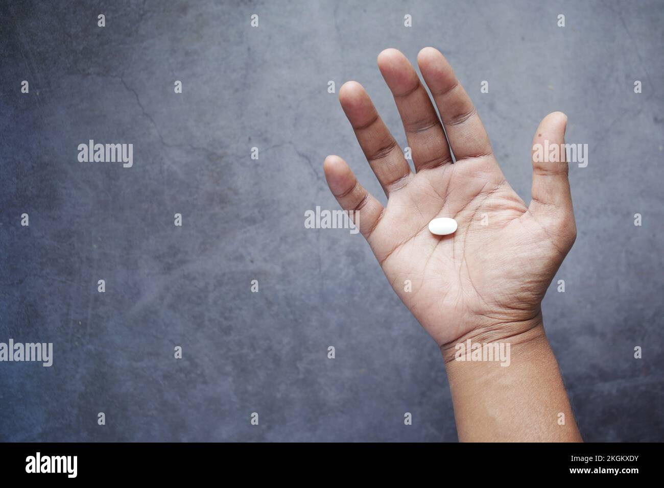 Top view man hand take hi-res stock photography and images - Alamy