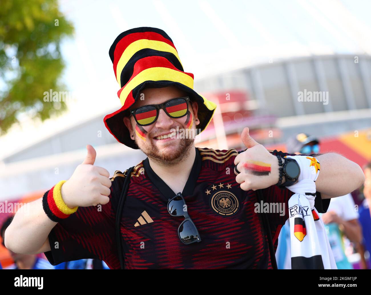 Al Rajjan, Qatar. 23rd Nov, 2022. Soccer: World Cup, Germany - Japan ...