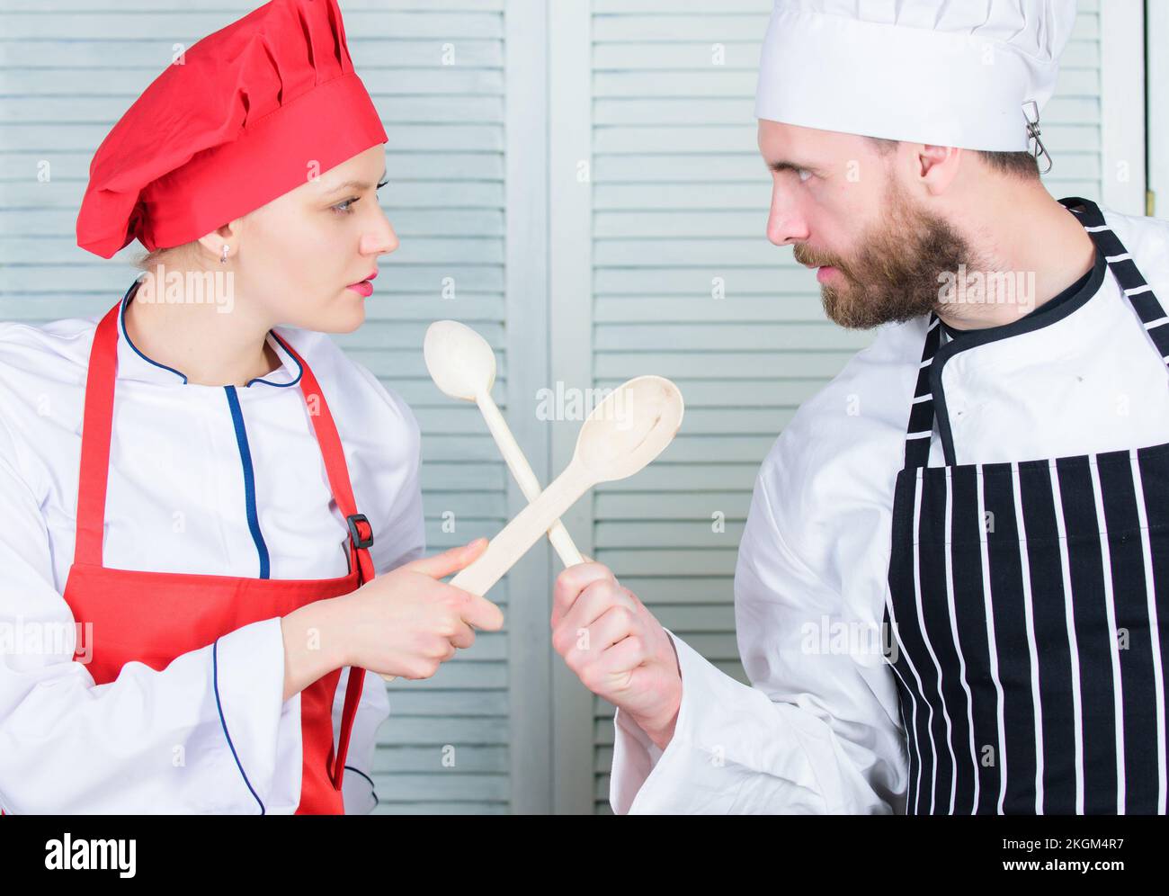 Who cook better. Ultimate cooking challenge. Culinary battle of two ...