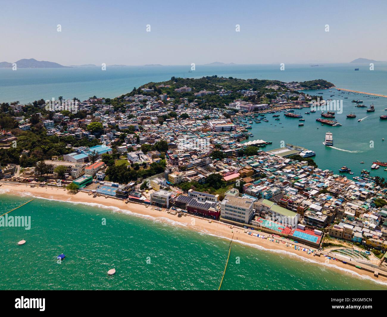 An aerial view of Cheung Chau, Hong Kong Stock Photo - Alamy