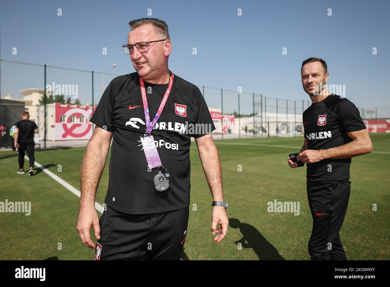 Doho, Qatar, November 23, 2022: POLSKI.TRENING WYROWNAWCZY ...