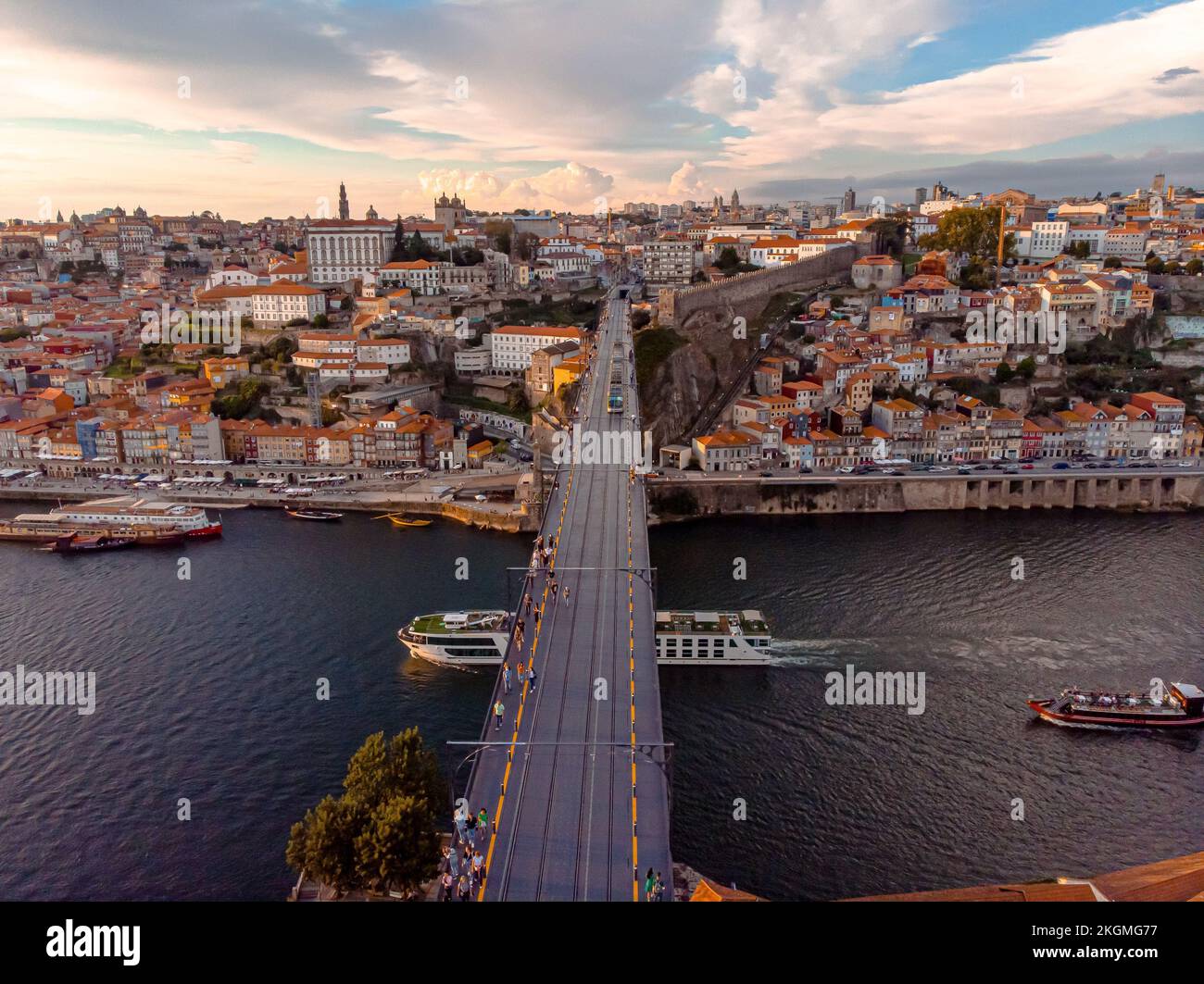 Aerial shot luis bridge hi-res stock photography and images - Alamy