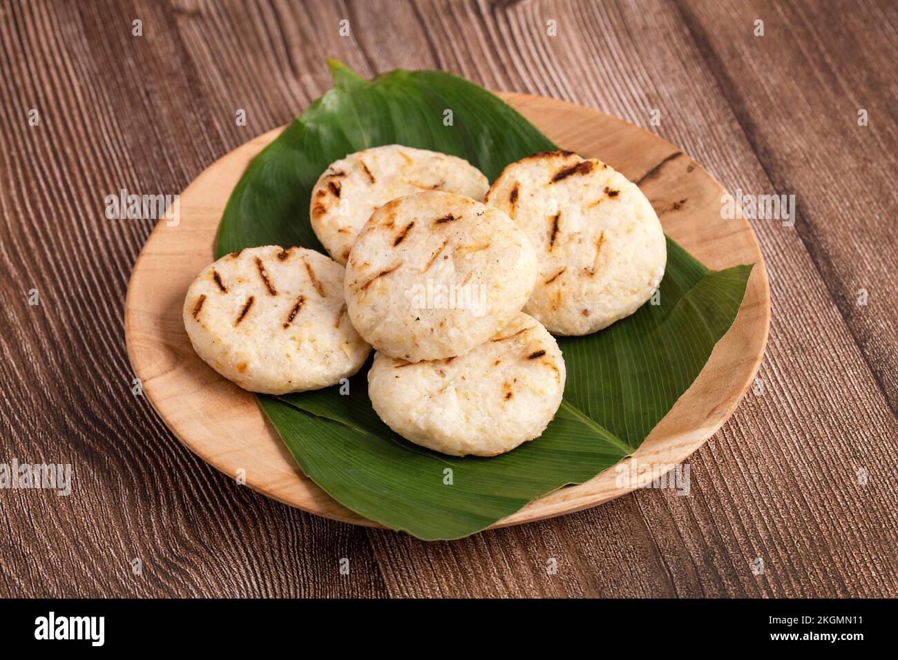 Delicious Colombian corn arepas - Colombian breakfast Stock Photo - Alamy
