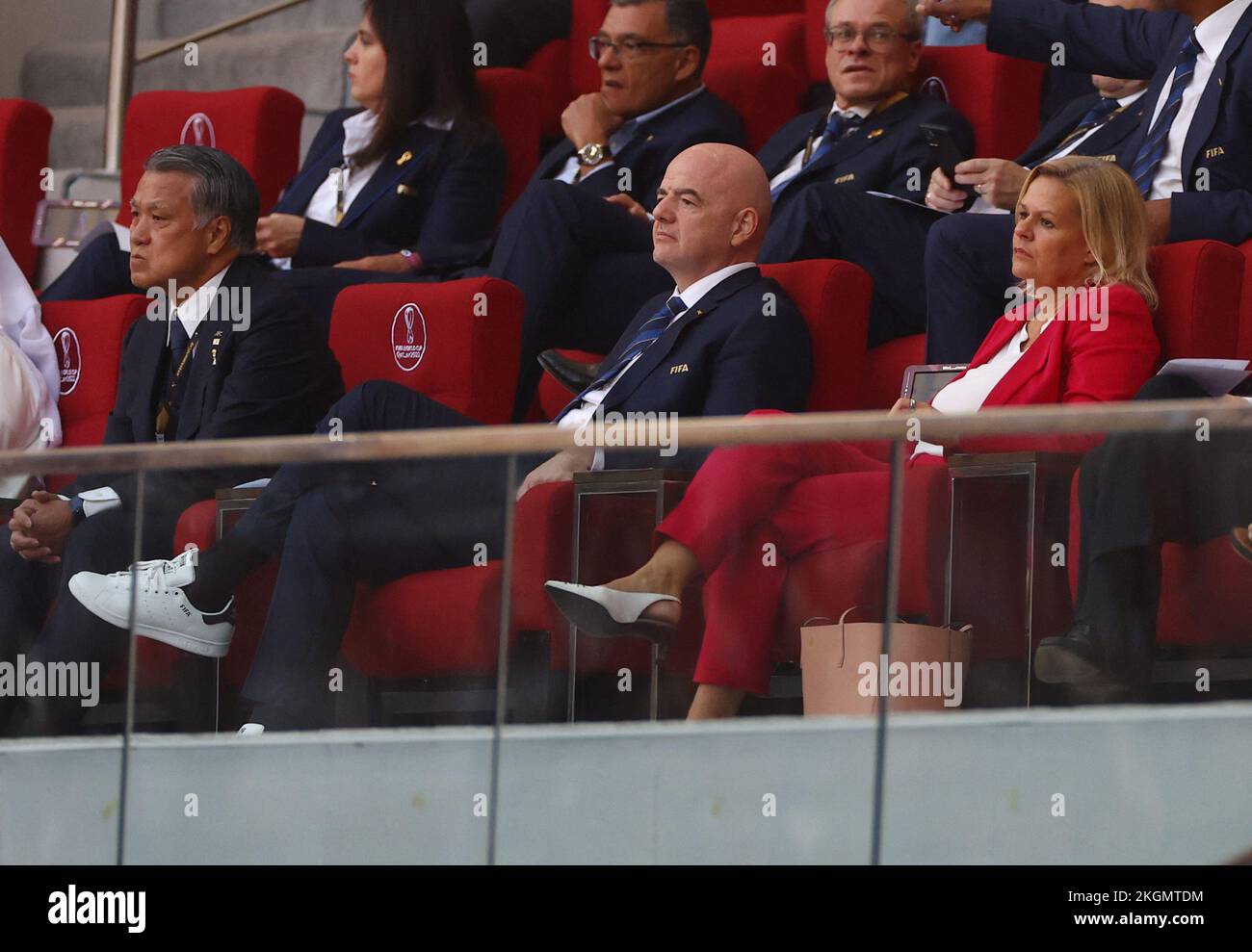 Qatar world cup stadium interior hi-res stock photography and images ...