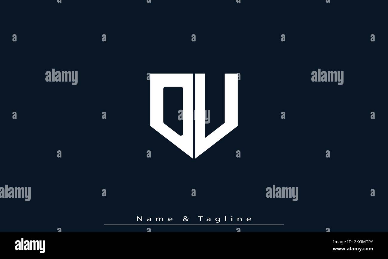 Alphabet letters Initials Monogram logo OU , UO Stock Vector Image ...
