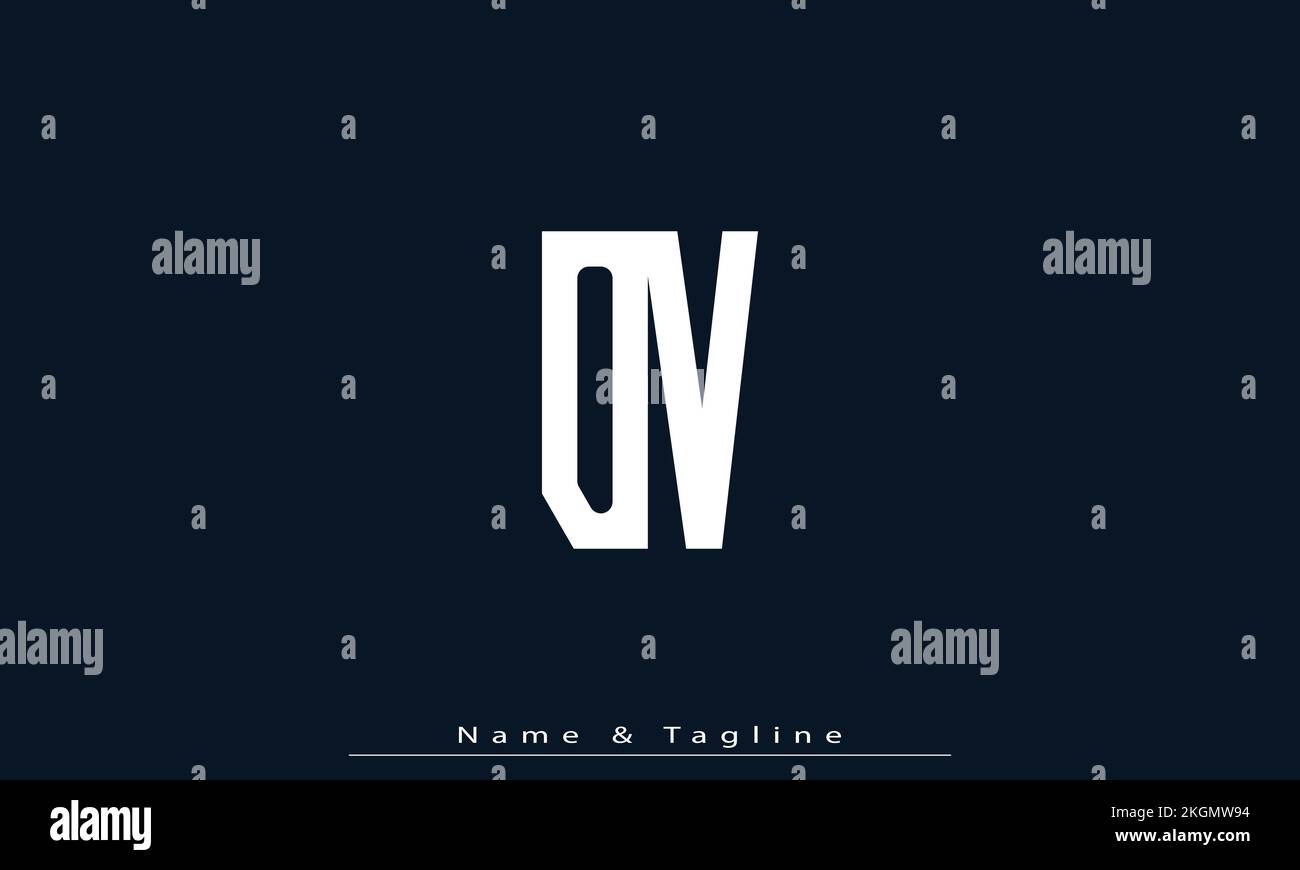 Alphabet letters Initials Monogram logo OV , VO Stock Vector Image ...