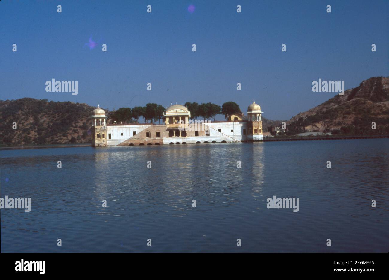 Jal Mahal (meaning "Water Palace") is a palace in the middle of the Man ...