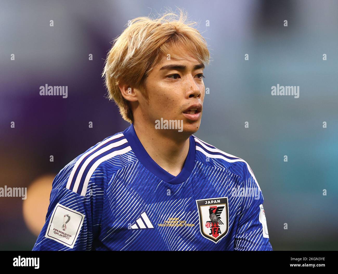 Doha, Qatar, 23rd November 2022. Junya Ito of Japan during the FIFA ...
