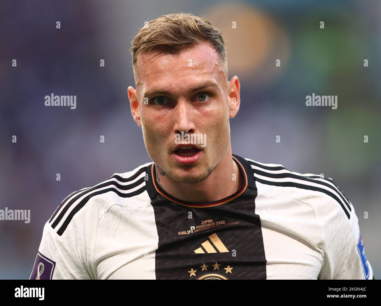Doha, Qatar. 23rd Nov, 2022. David Raum of Germany during the FIFA ...