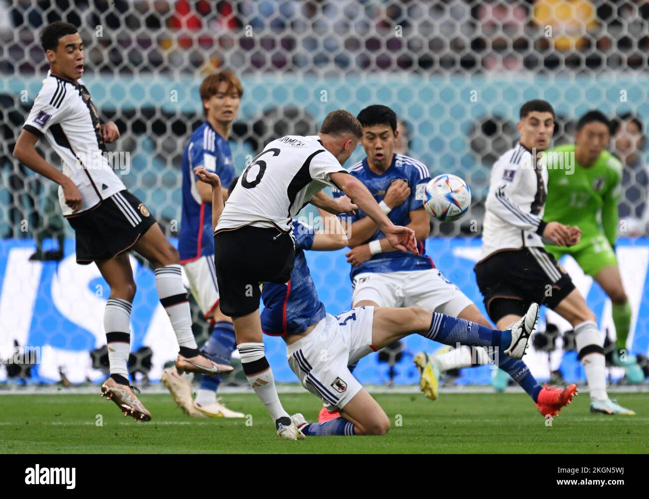 Ar Rayyan, Qatar. 23rd Nov, 2022. Soccer: World Cup, Germany - Japan ...