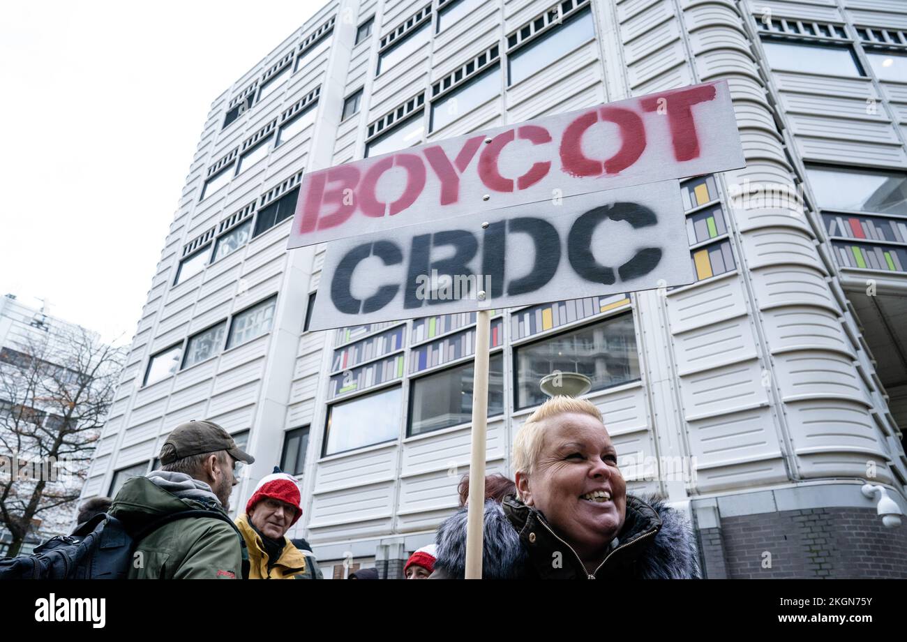 THE HAGUE - Netherlands, 23/11/2022, A demonstration against the ...